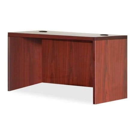Lorell Lorell Rectangular Desk Shell - 48"W x 30"D x 29-1/2" - Mahogany ...