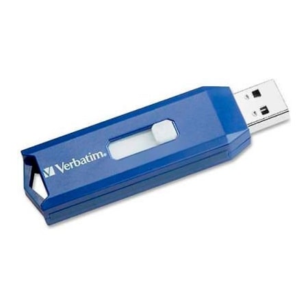 Verbatim Americas Verbatim¬Æ USB 2.0 Flash Drive, 16 GB, Blue 97275 | Zoro