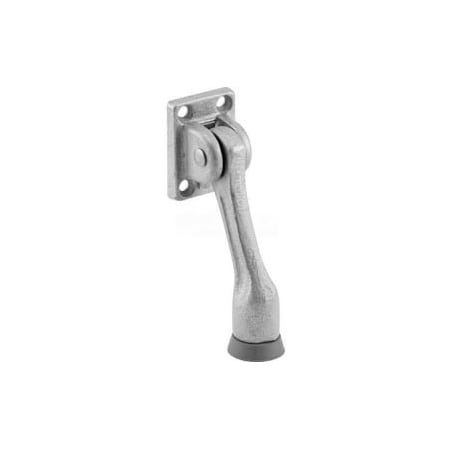 Sentry Supply Door Stop, Spring Loaded, H.D. Iron, Aluminum Finish ...