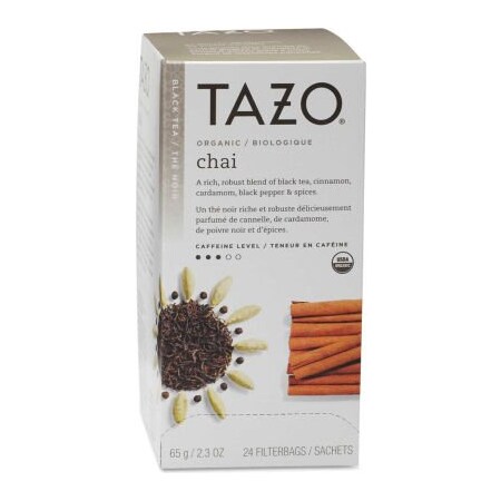 Starbucks Coffee Tazo® Organic Black Tea, Chai Spice, Single Cup Bags ...