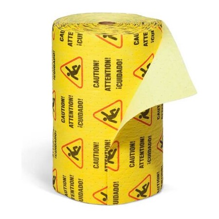 Spilltech SpillTech Universal Heavy Weight Caution Mat Roll, 300'L x 30 ...