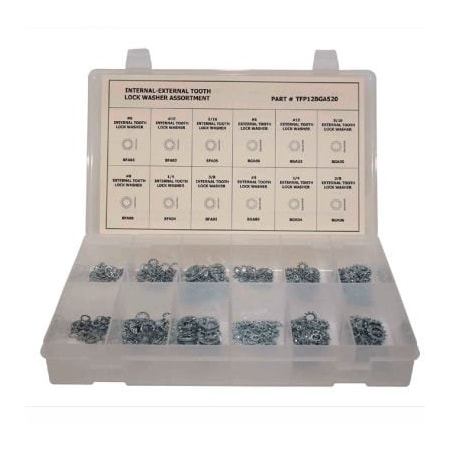 Titan Fasteners 520 Piece Internal/External Tooth Lock Washer ...