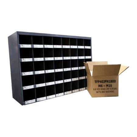 Titan Fasteners Hex Head Cap Screw Assortment, Steel, Zinc Plated ...