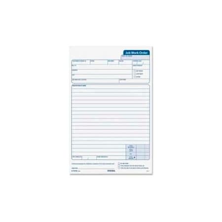 Tops Business Forms Tops Job Work Order Form, 3-Part, Carbonless, 5-1/2 ...
