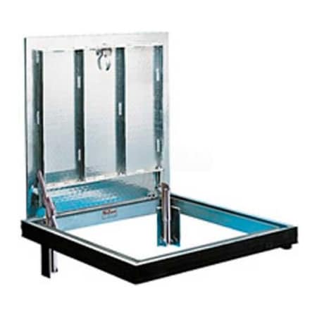 Bilco Co Bilco Drainage Channel Frame J-4AL, Single Leaf, 316 Stainless ...