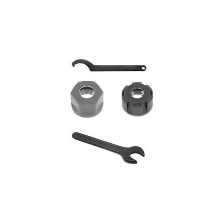Toolmex Hex Nut Spanner Wrench (30mm) for ER 20 Collet Chucks 8-800 ...