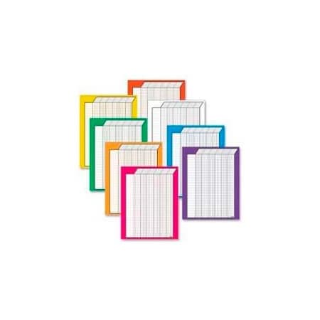 Trend Enterprises Trend Vertical Incentive Charts Variety Pack, 22" x ...
