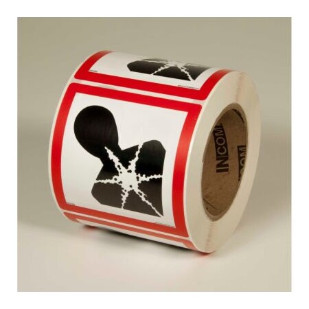 Top Tape And Label INCOM¬Æ GHS1262 GHS "Health Hazard" Pictogram Label ...