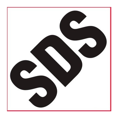 Top Tape And Label INCOM¬Æ GHS1301 SDS Awareness Vinyl Decal, 4" x 4 ...