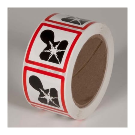 Top Tape And Label INCOM GHS1308 GHS "Health Hazard" Pictogram Label, 2 ...