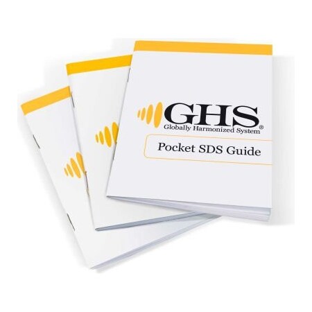 Top Tape And Label INCOM¬Æ GHS2007 English SDS Pocket Reference Booklet ...