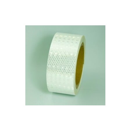 Top Tape And Label Super Brite Reflective Tape, White, 2"W x 30'L Roll ...