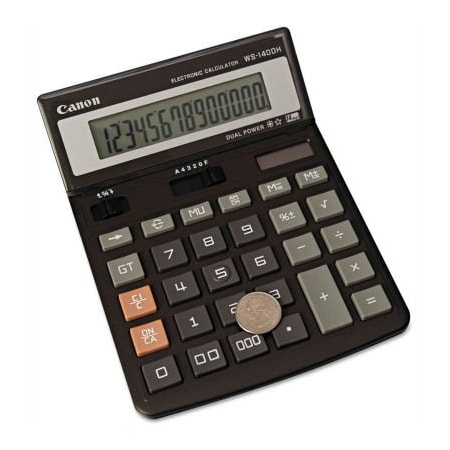 Canon Canon WS1400H Display Calculator, 14-Digit LCD 4087A005AA | Zoro