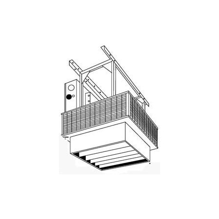 Tpi TPI Linear Louvered Diffuser For 5-20KW Downflow Unit Heaters D1602 ...