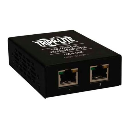 Tripp Lite Tripp Lite 2-Port VGA over Cat5 Cat6 Extender Splitter ...