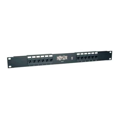 Tripp Lite Tripp Lite 12-Port 1U Rack-Mount Cat5e 110 Patch Panel, 568B ...