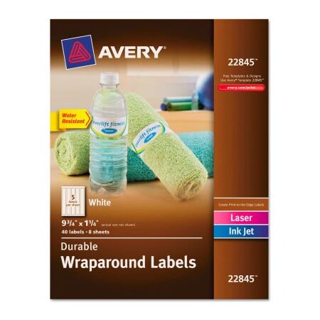 Avery Promotional Label, 1 1/4" Label W, 5 Labels per Sheet White 22845 ...