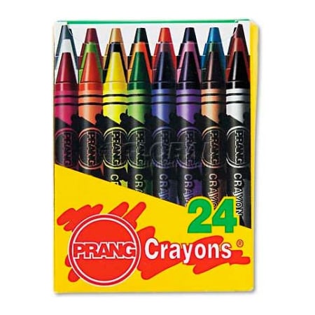Dixon Ticonderoga Prang 400 Crayons Made with Soy, 24 Colors/Box 400 ...