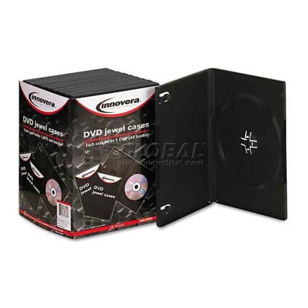 Innovera 72810 Standard DVD Case, Black, 10/Pack 72810 | Zoro