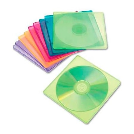 Innovera Innovera IVR81910 Slim CD Case, Assorted Colors, 10/Pack ...