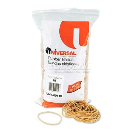 United Stationers Supply Universal® Rubber Bands, Size 19, 3-1/2 x 1/16 ...