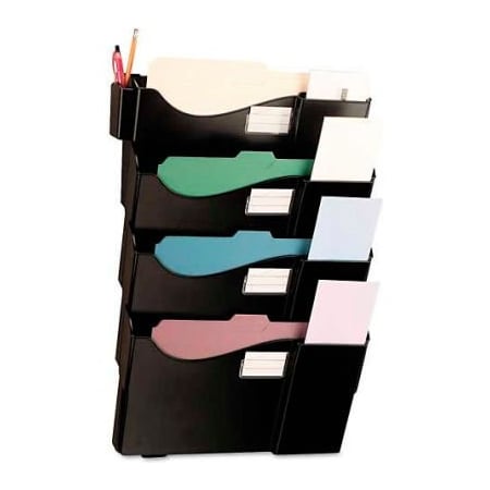 Universal Grande Central Filing System, Four Pocket, Wall Mount ...
