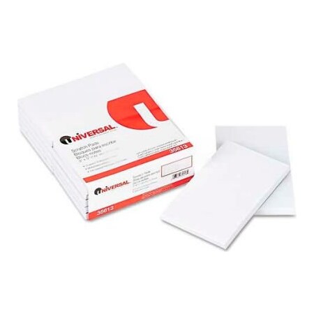 United Stationers Supply Universal® Scratch Pads, Unruled, 3 x 5, White ...