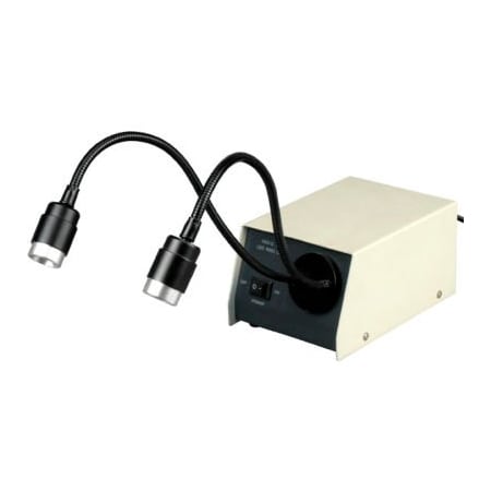 United Scope Llc. AmScope LED-14M 14-LED Microscope Dual Gooseneck ...