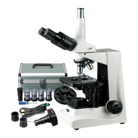 United Scope Llc. AmScope T600A-PCT-10M 40X-1600X Turret Phase Contrast ...