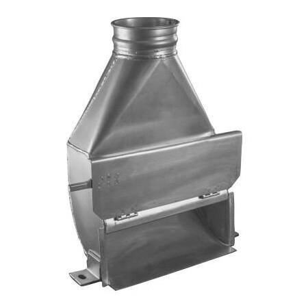 Us Duct US Duct Clamp Together Floor Sweep, 6" Diameter, Galvanized, 18 ...