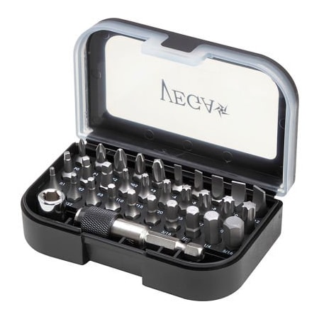 Vega Vega 32pc Standard Driver Bit Set, Gunmetal Grey, S2 Modified ...