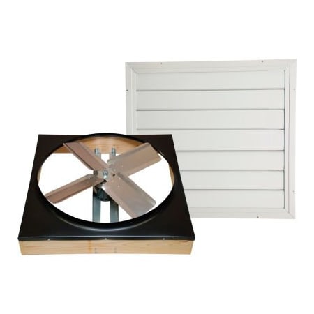 Ventamatic Cool Attic 30" Direct Drive Whole House Fan With Shutter ...