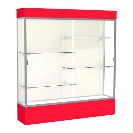 Waddell Display Case Of Ghent Spirit Lighted Display Case 72"W x 80"H x ...