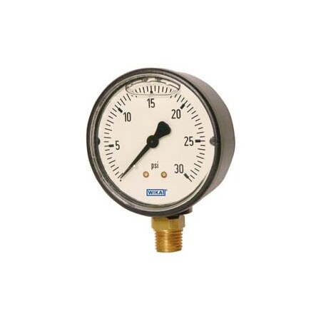 Wika Instrument 2.5" Type 113.13 5,000PSI Gauge - 1/4" NPT LM Plastic ...