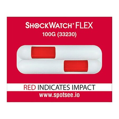 Shockwatch SpotSee‚Ñ¢ ShockWatch¬Æ Flex Single Tube Impact Indicators ...