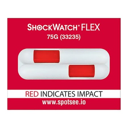Shockwatch SpotSee‚Ñ¢ ShockWatch¬Æ Flex Single Tube Impact Indicators ...