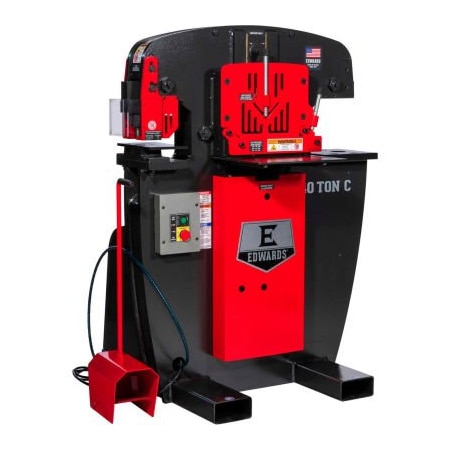 Edwards Mfg Co. Edwards 40 Ton Ironworker C 1 Phase, 115 Volt IW40C ...