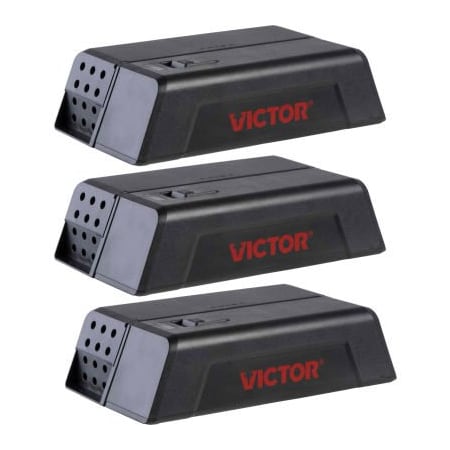 Woodstream Victor Electronic Mouse Trap - 3 Traps/Pack - M250SSR-3 ...