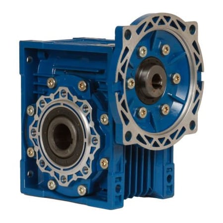 Worldwide Electric Aluminum Worm Gear Reducer, 63mm, 7.5:1, 145TC NEMA ...