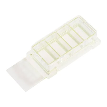 Celltreat 4 Chamber Cell Culture Slide, Glass, Sterile 229164 | Zoro