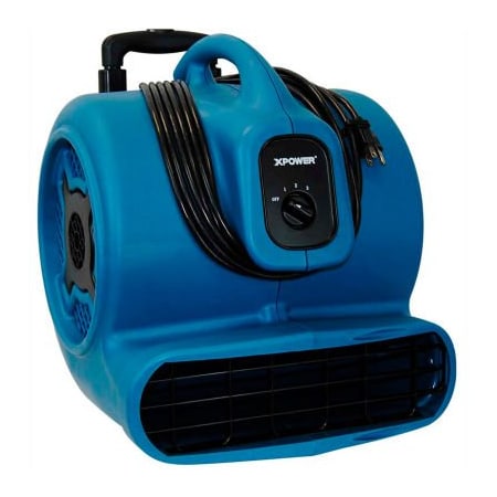 Xpower XPOWER Stackable Air Mover With Telescopic Handle & Wheels, 3 ...