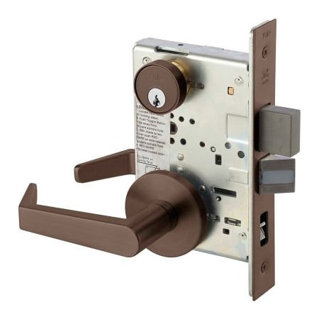 Yale Commercial 8847FL X 626 AUCN Field Reversible Mortise Lockset ...