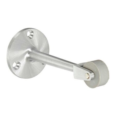 Yale Commercial Rockwood Straight Roller Stop, Satin Chrome 85816 | Zoro