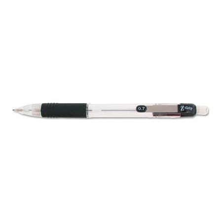 Zebra Pen Zebra Z-Grip Mechanical Pencil, HB, 0.7 mm, Clear Barrel, 24 ...