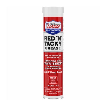 Lucas Oil 14OZ Red N Tacky Grease 10005-30 | Zoro