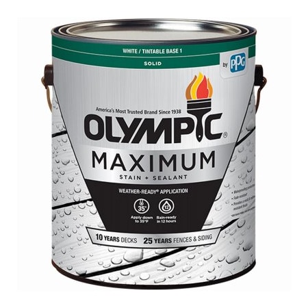 Olympic/Ppg Architectural Fin GAL Base 1 Solid Stain 79601A/01 | Zoro