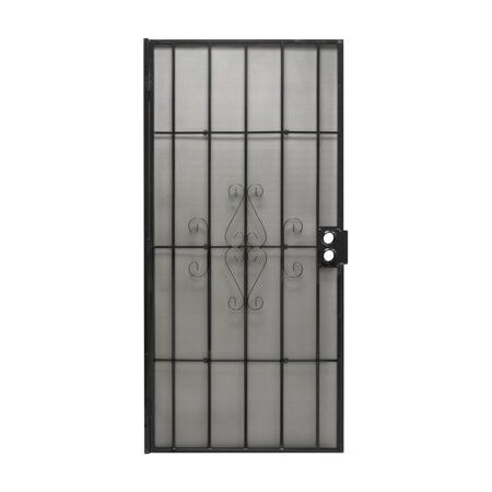 Precision Screen & Security Prod 38 BLK STL Secur Door 3818BK3068 | Zoro