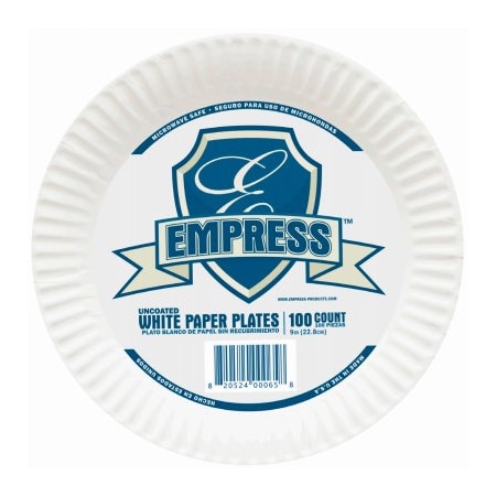 Rj Schinner 100CT 9 Paper Plate E30300 00065 | Zoro