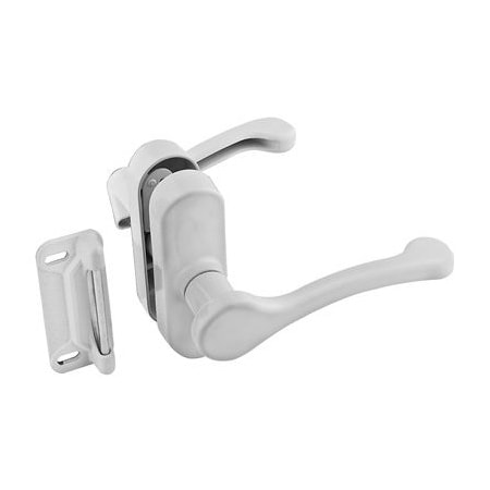 National Hardware V1320 WHT Lever Latch N262-196 | Zoro