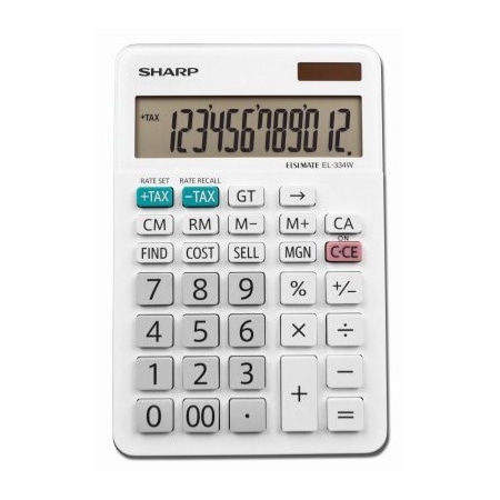 Victor Technology LG 12 Digit Calculator EL-334WB | Zoro
